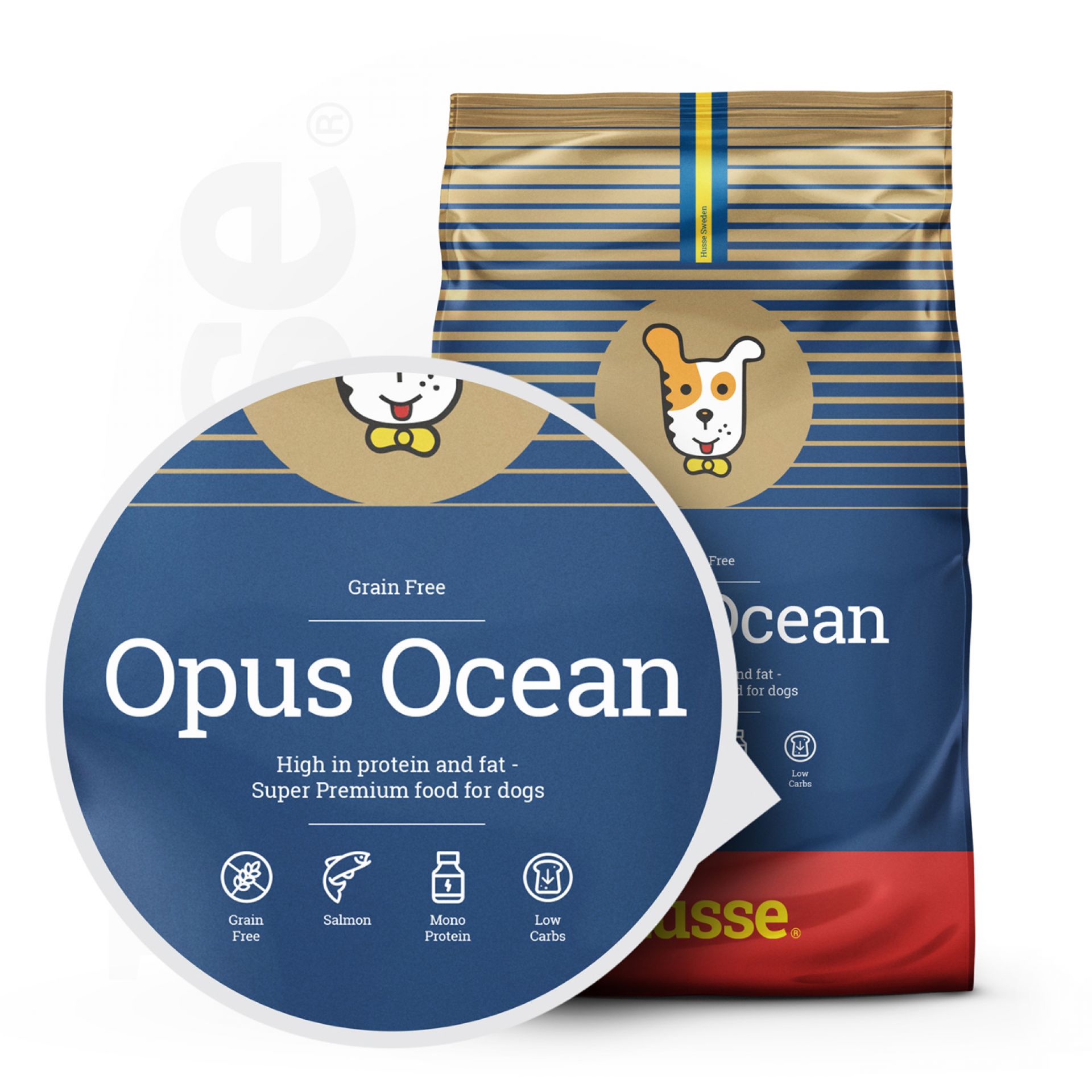 Opus Ocean, 12 kg | Alimento sem cereais com uma única fonte de ...