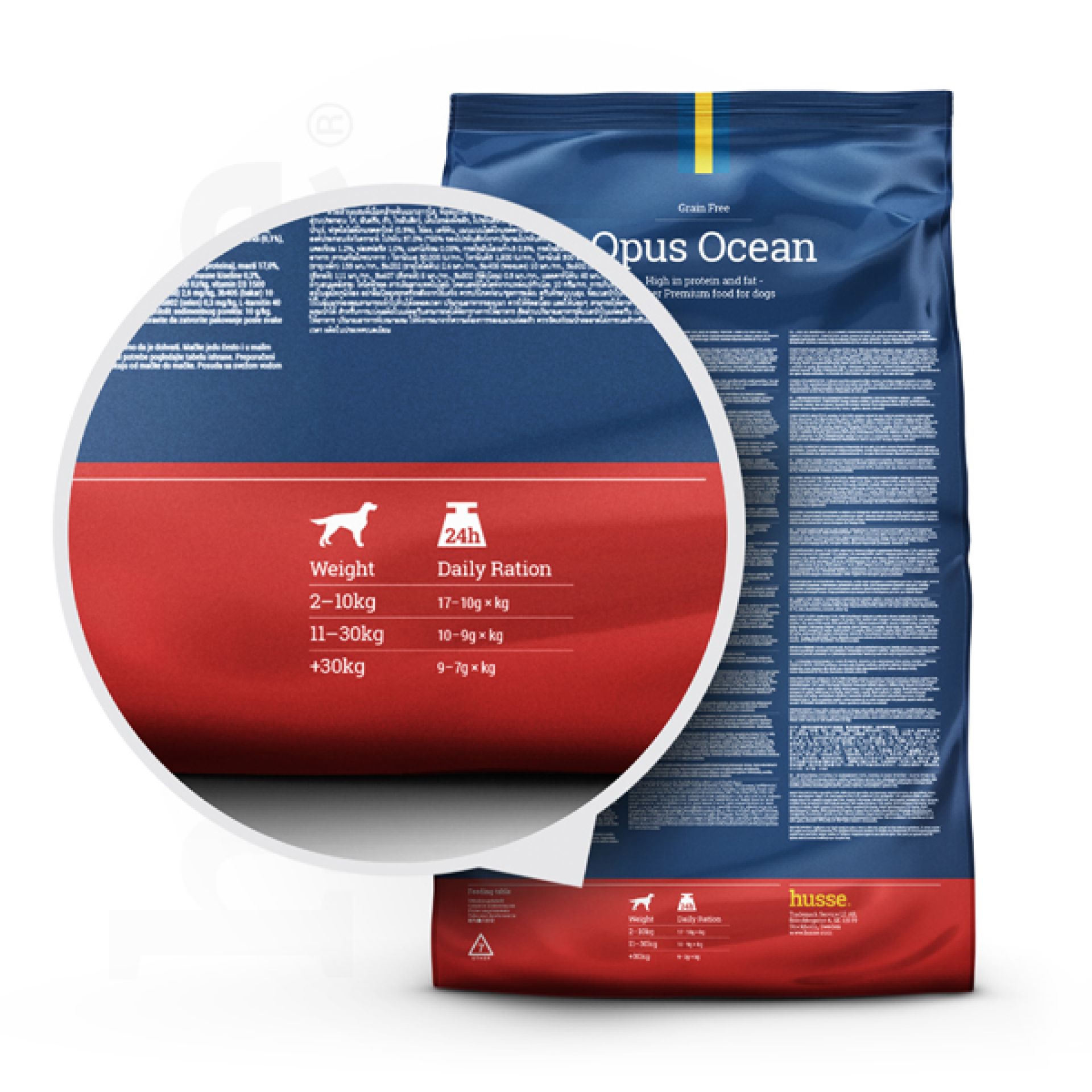 Opus Ocean, 12 kg | Alimento sem cereais com uma única fonte de ...